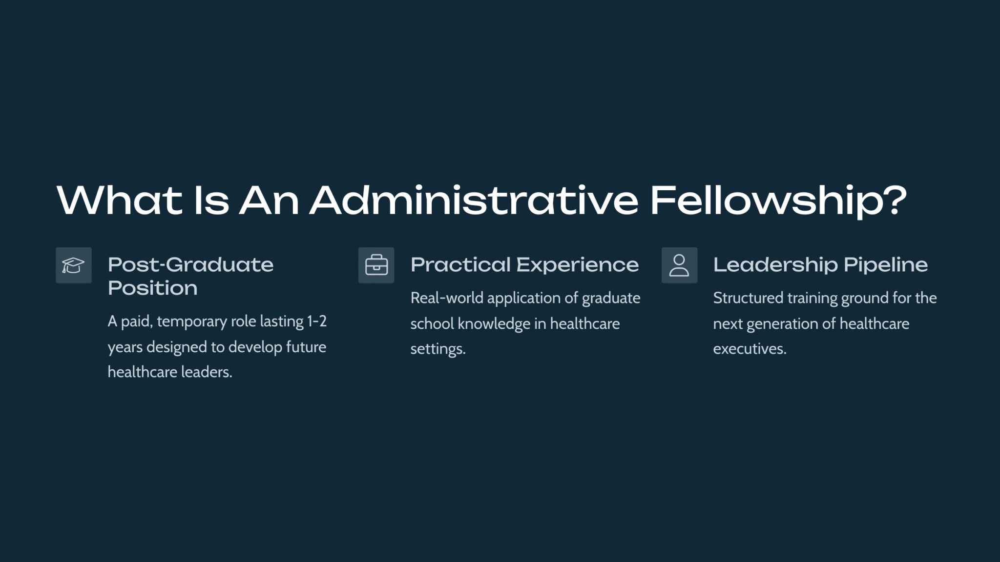 Administrative Fellowships: What They Are & Why You Need One